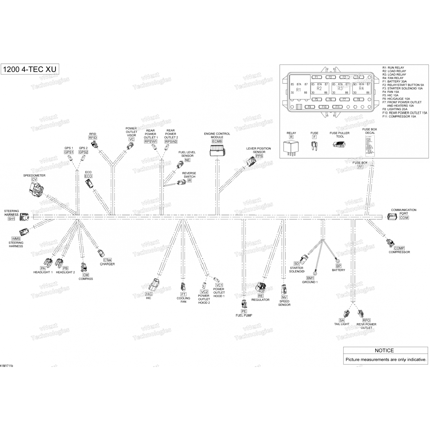 710001026 Bombardier Предохранитель Couvercle *крышка предохранителя ...