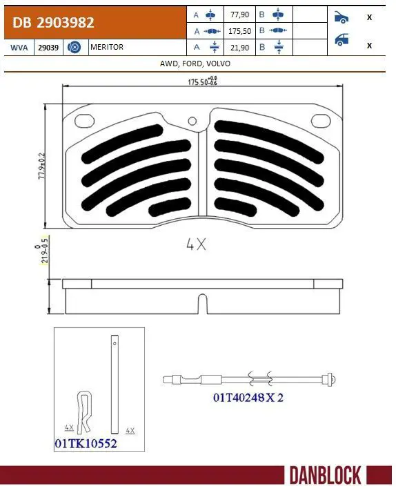 DB2903982 DANBLOCK купить - SKU55266716