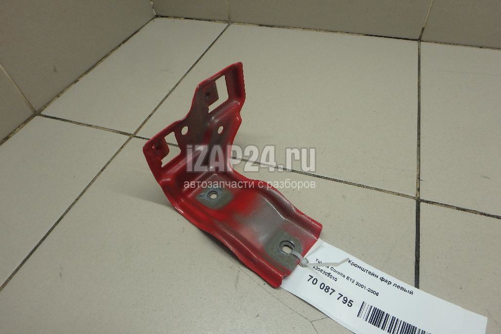 5208202010 Кронштейн переднего бампера левый Toyota Corolla E12 (2001 ...